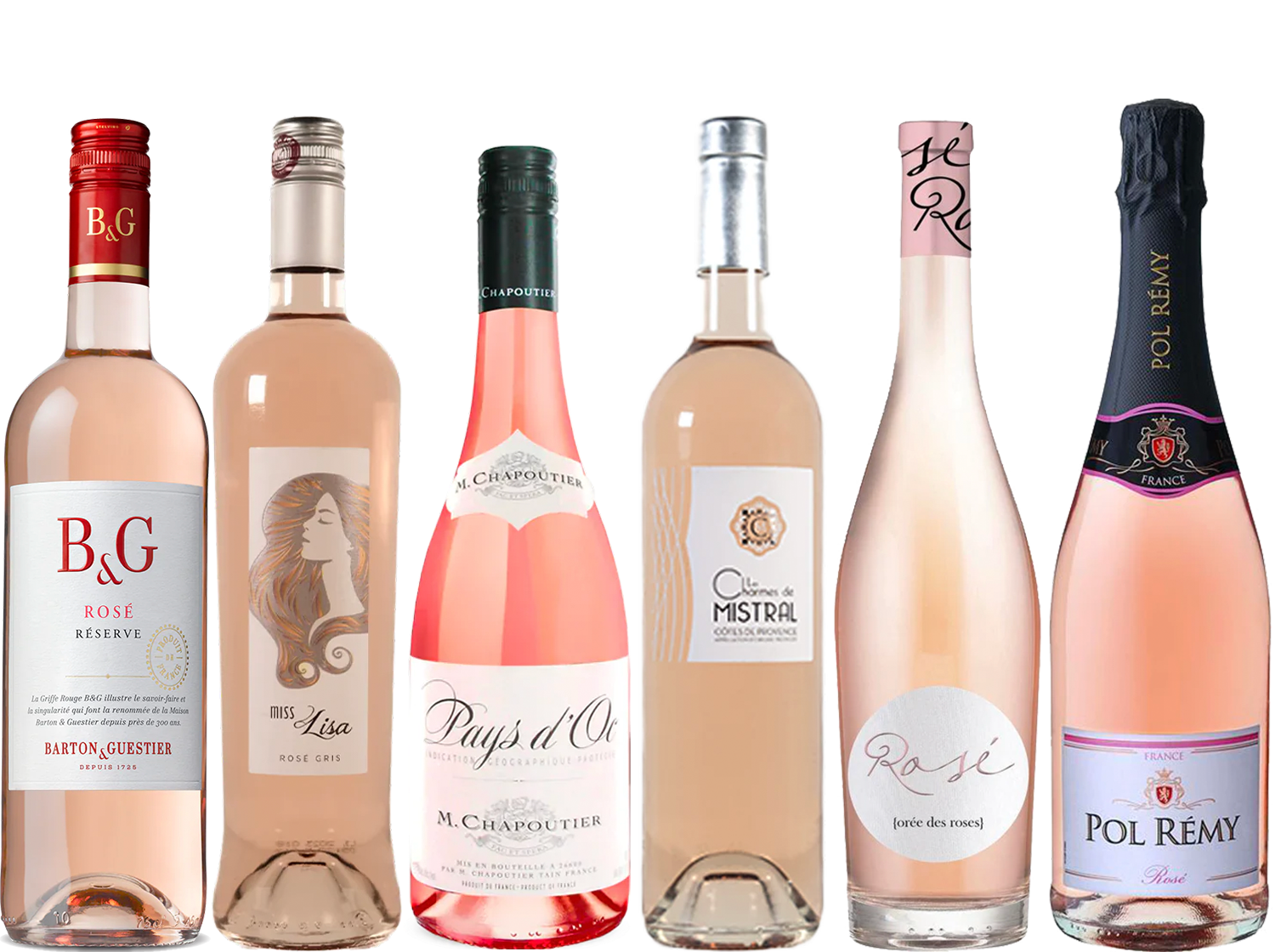 French Rosé 6 Bottle Case
