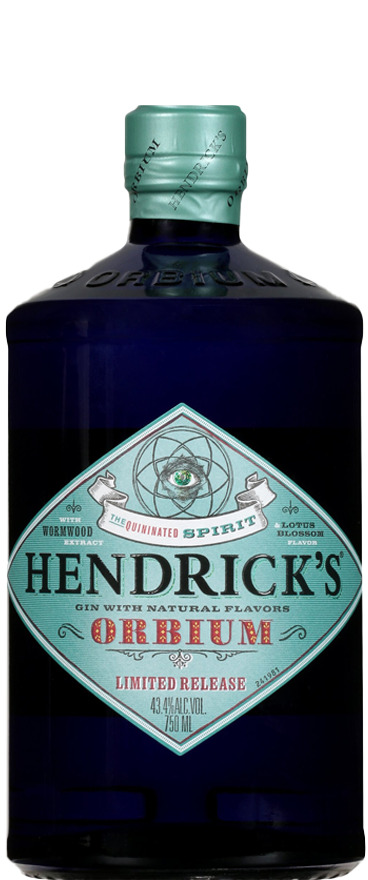Label Damaged Hendrick's Orbium Gin 700ml – Wine Central