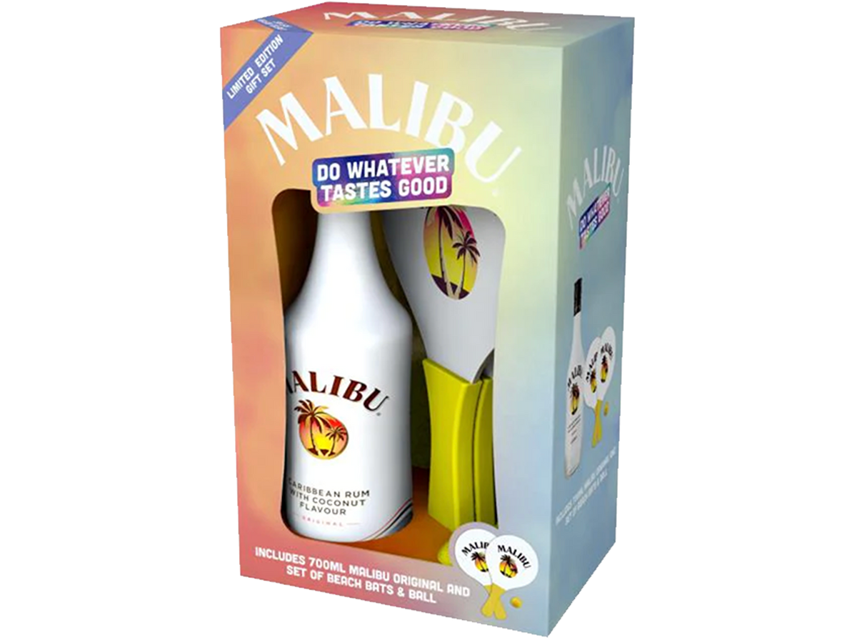 Malibu Beach Bat Gift Pack 700ml – Wine Central