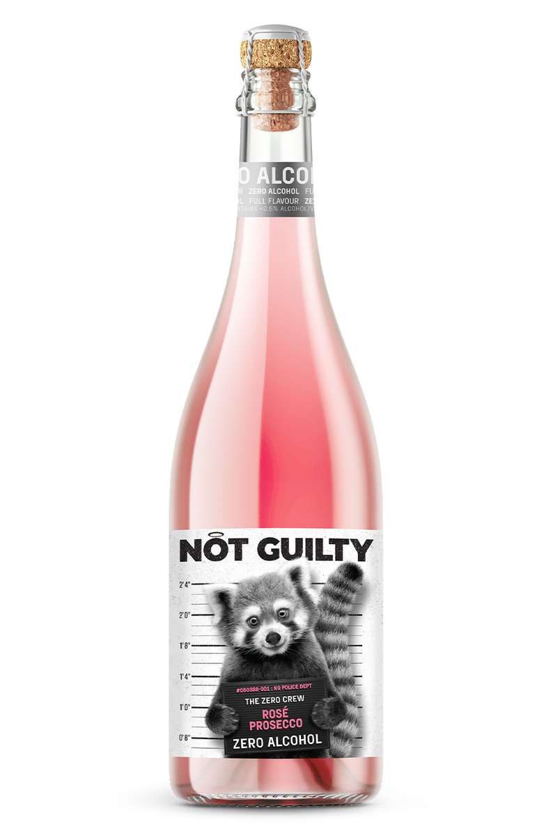 Not Guilty Zero Alcohol Prosecco Rosé NV – Wine Central