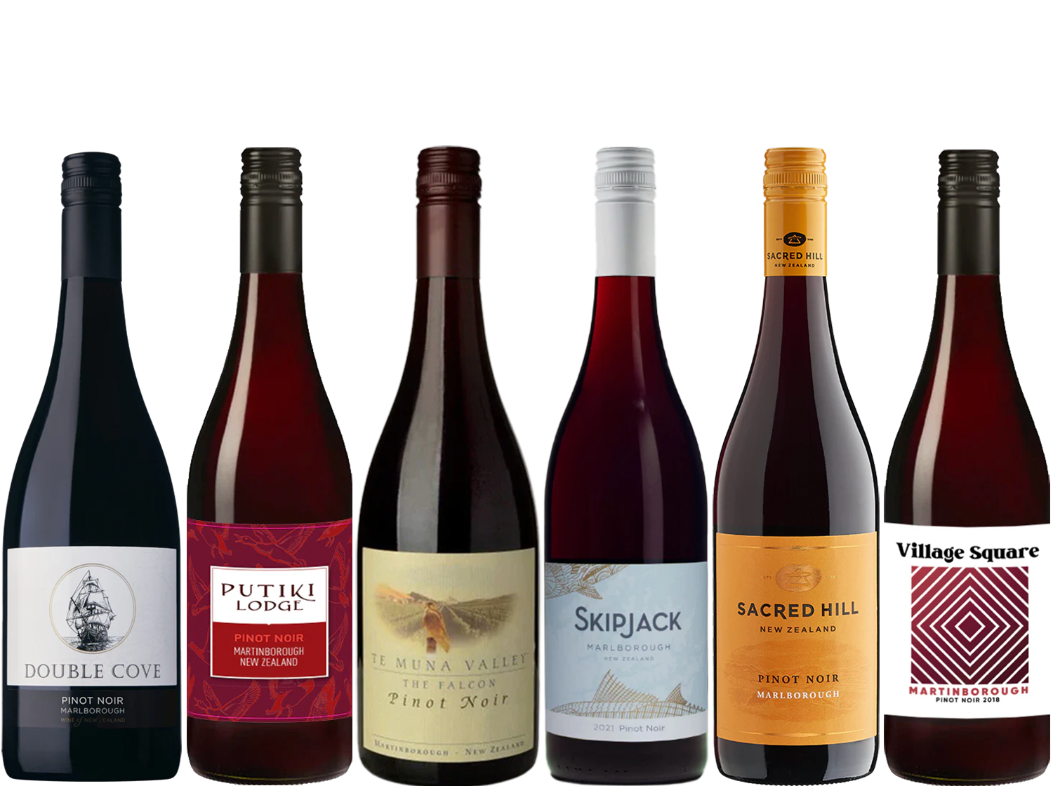 New Zealand Pinot Noir 6 Bottle Case