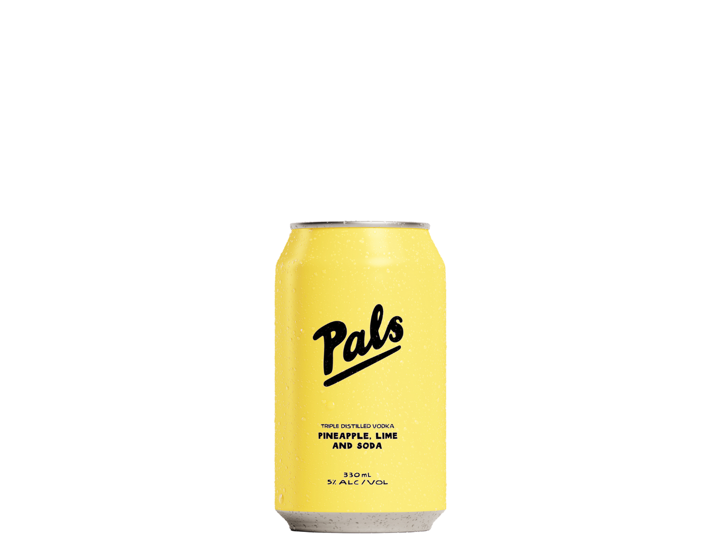 Pals Vodka, Pineapple, Lime and Soda (10x 330ml Cans)