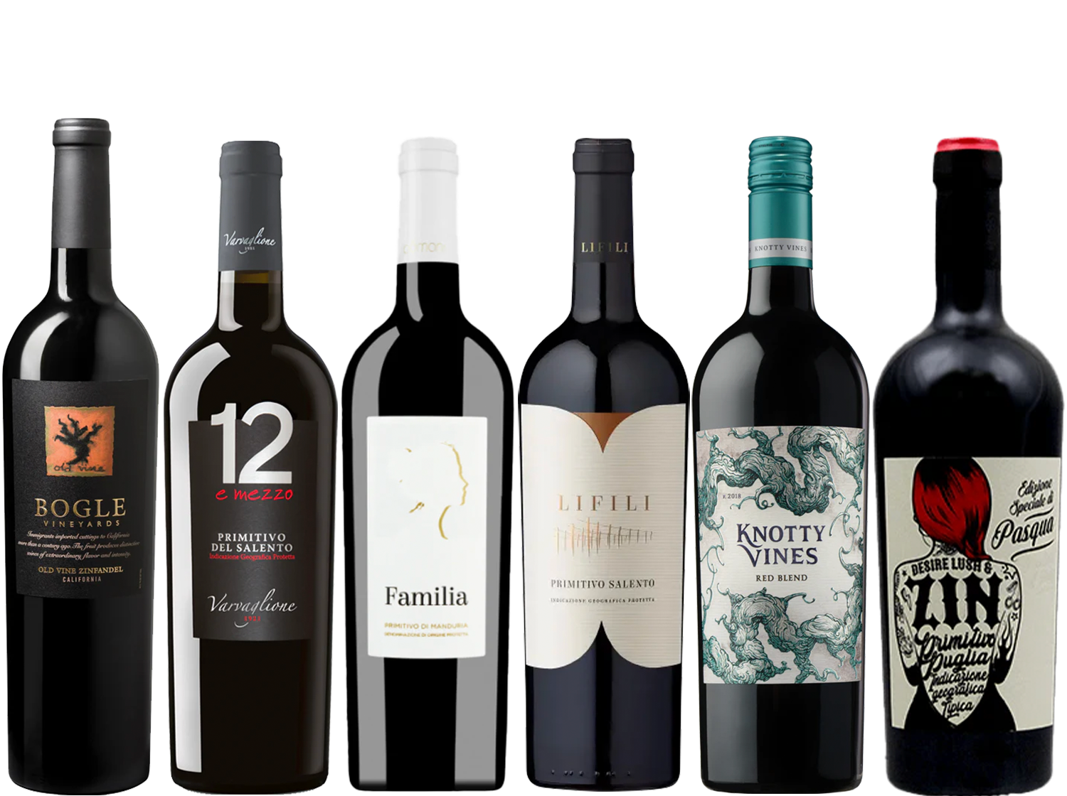 Explore Primitivo & Zinfandel 6 Bottle Case
