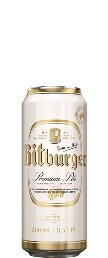 Tray Damaged Bitburger Premium Pils (24x 500ml Cans)