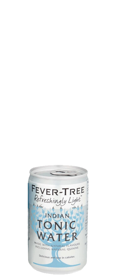 Fever Tree Premium Naturally Light Tonic Water (8x 150ml Cans)